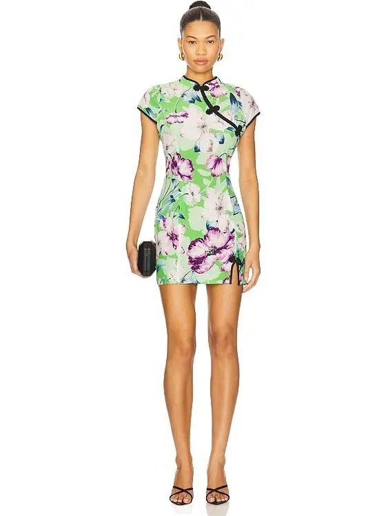 Yumi Kim Saigon Mini Dress - Lovely Lady Green