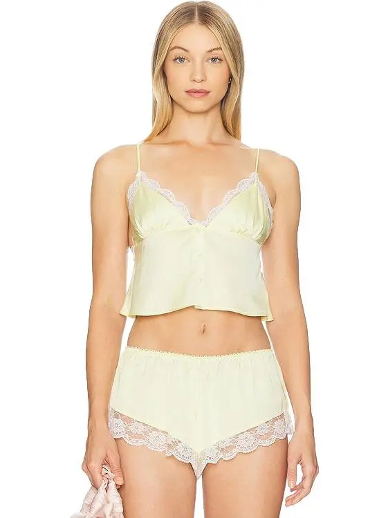 KAT THE LABEL Arabella Camisole - Limoncello