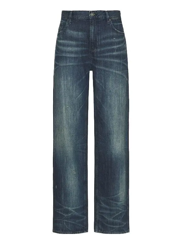 GUESS ORIGINALS Baggy Jeans - Cross Hatch Dark Wash