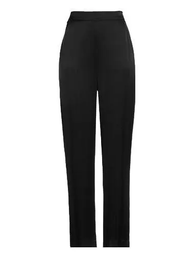 OTTOD'AME Viscose Straight-leg Pants - Black