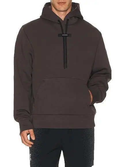 On Focus Tech Hoodie - Pebble