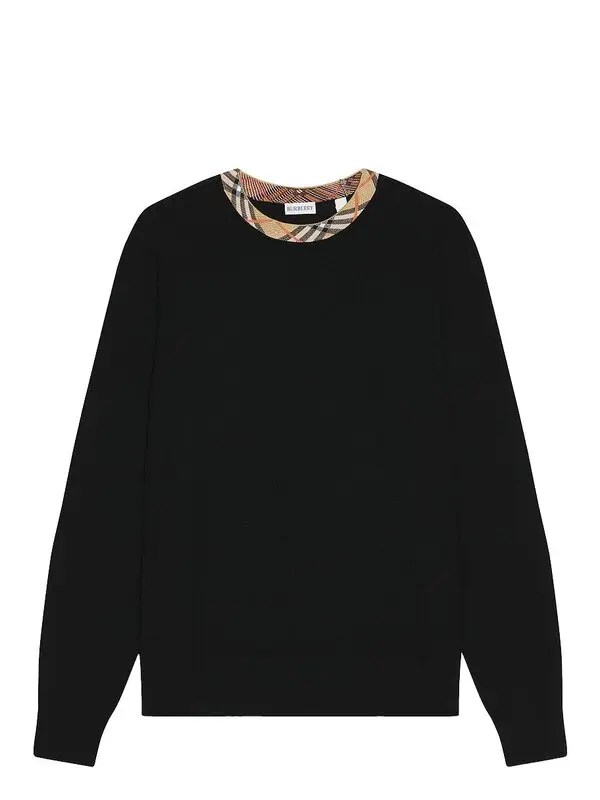 Burberry Core Merino Crewneck - Black