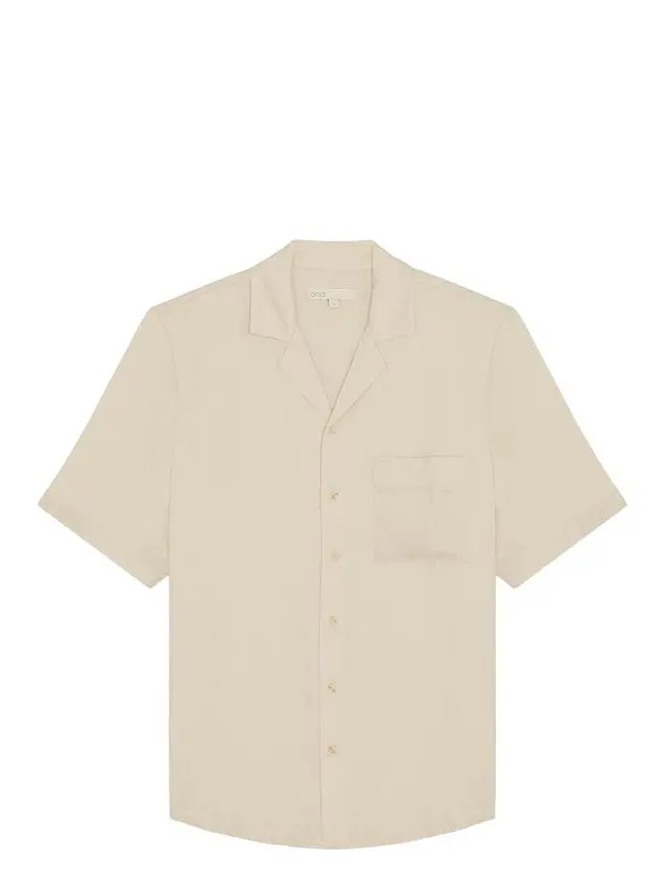 Onia Lyocell Vacation Shirt In Blue - Stone