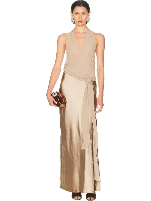 Lpa Nyla Gown - Latte