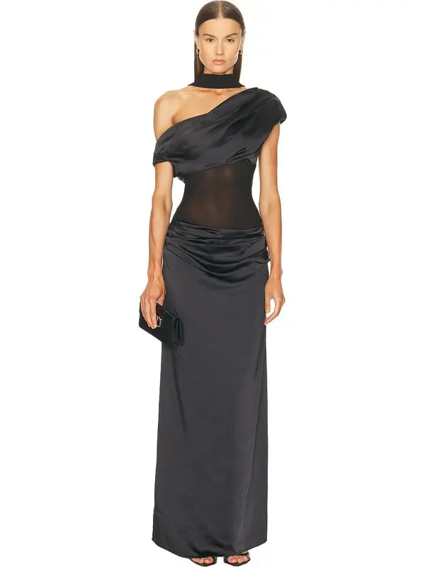 Lpa Gaia Gown - Black
