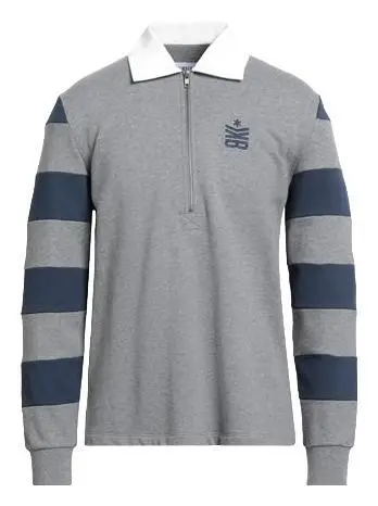 BIKKEMBERGS Sweatshirt In Light Cotton And Elastane - Grey