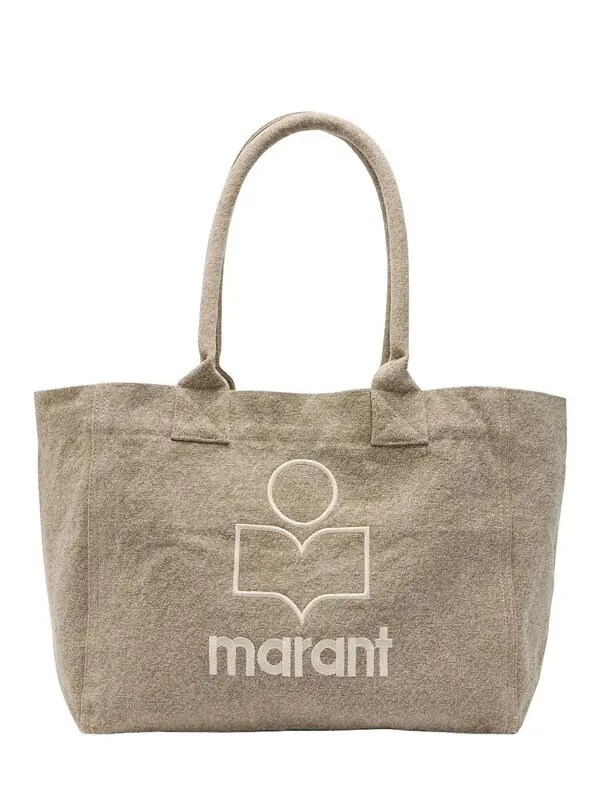 Isabel Marant Yenky Logo Canvas Tote - Beige