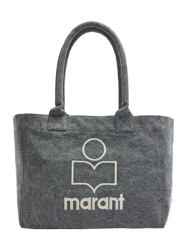 Isabel Marant Yenky Logo Canvas Tote - Black