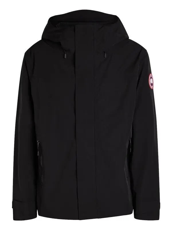 Canada Goose Rupert Hooded Rain Jacket - Black