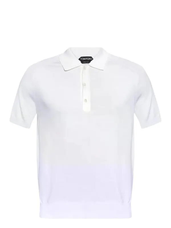 TOM FORD Short-sleeved Polo Shirt - White
