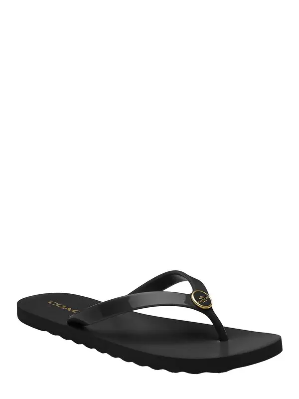 COACH OUTLET Coach Zayn Flip Flop - Black