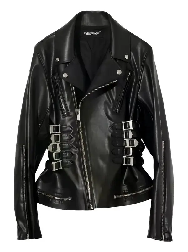 UNDERCOVERISM Buckle-detail Biker Jacket - Black