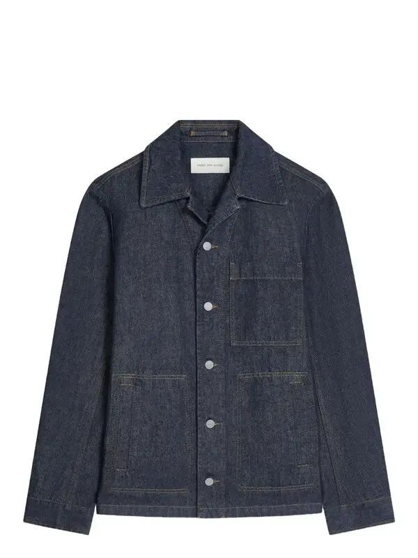 Dries Van Noten Vorman Denim Jacket - Blue