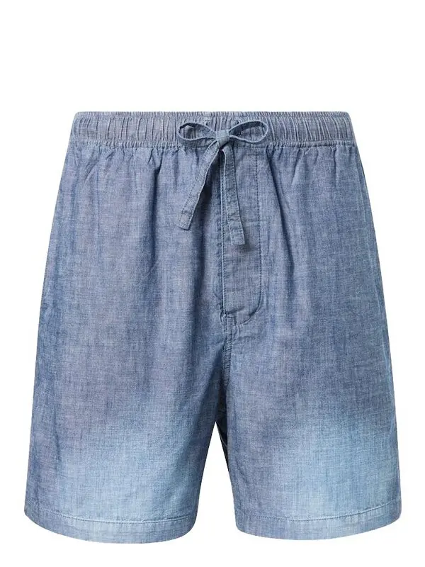 Loewe Mid-rise Bermuda Shorts - Blue