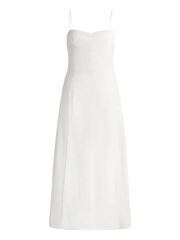 12 STOREEZ Split-front Sundress - White