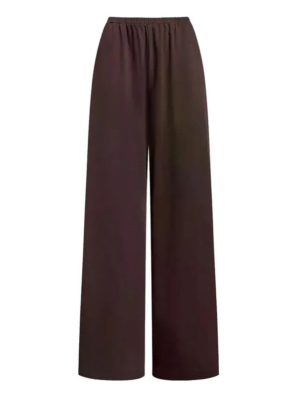 12 STOREEZ Mercerised Cotton Trousers - Brown