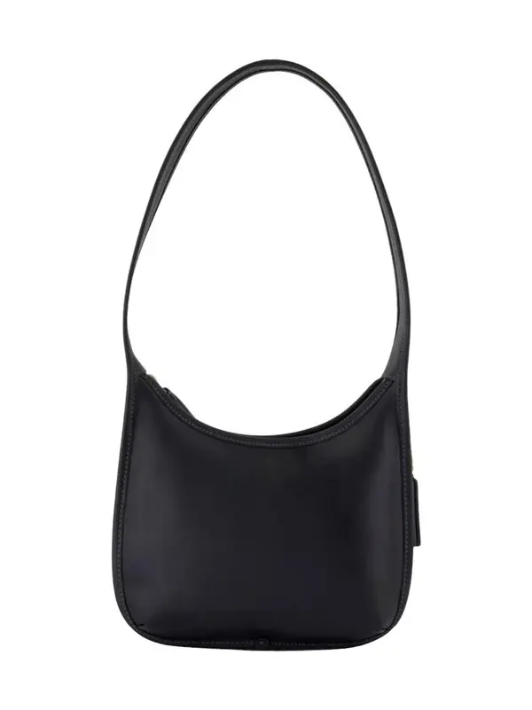 COACH® Top-handle Calfskin Shoulder Bag - Black