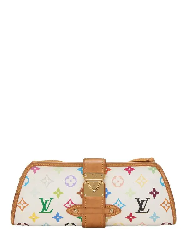 LOUIS VUITTON Takashi Murakami X Monogram Multicolore Shirley - White
