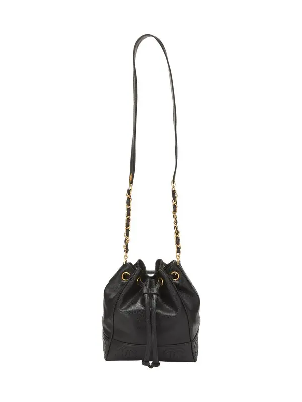 Chanel Caviar 'cc' Bucket Bag - Black