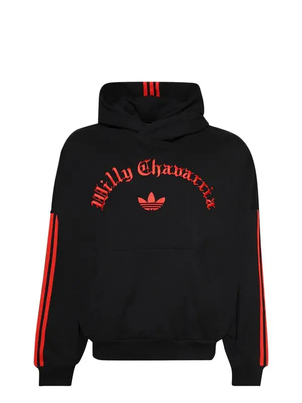 Adidas X Willy Chavarria Logo Hoodie - Black