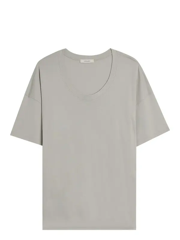 LEMAIRE Ribbed T-shirt - Blue