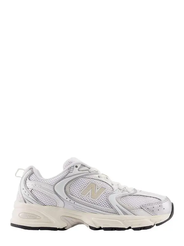 NEW BALANCE 530 Metallic Linen Sneakers - Silver