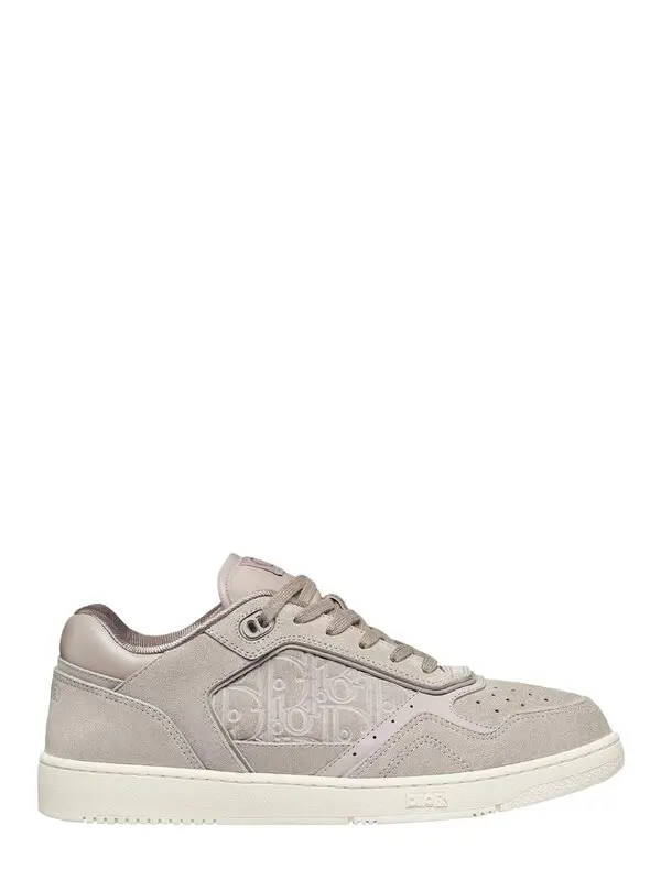 Dior B27 Uptown Low Oblique Suede Sneakers - Grey