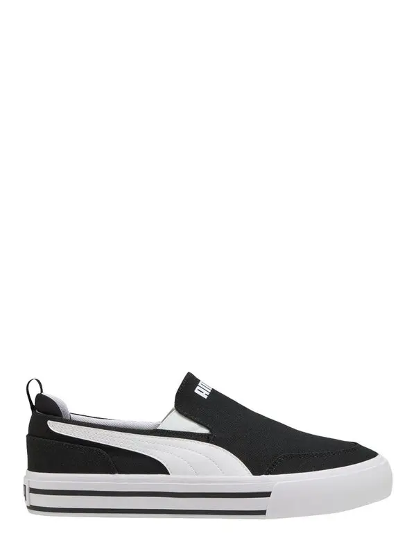 PUMA Court Classic Vulc Slip-on Sneakers - Black