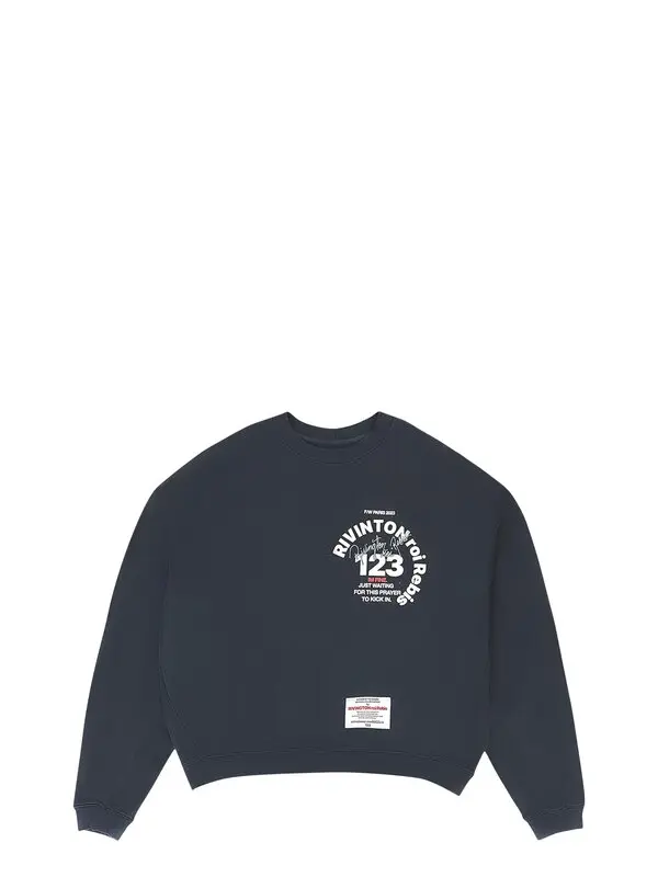 RIVINGTON ROI REBIS Cva Paris Crewneck - Black