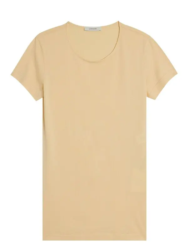 LEMAIRE Fitted T-shirt - Orange