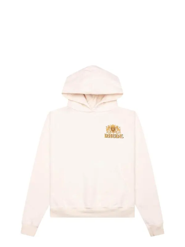 Rhude Cresta Cigar Hoodie - White