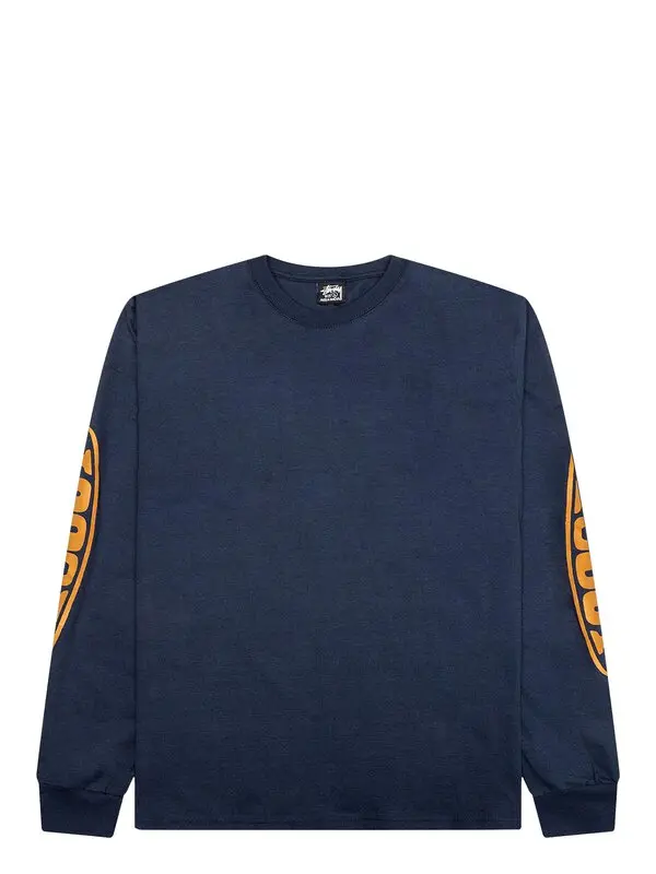 StÜssy Pill Long-sleeve T-shirt - Blue