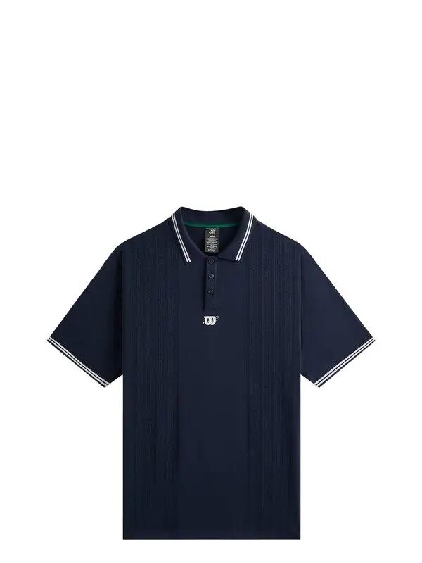 Kith X Wilson Renshaw Court Polo - Blue