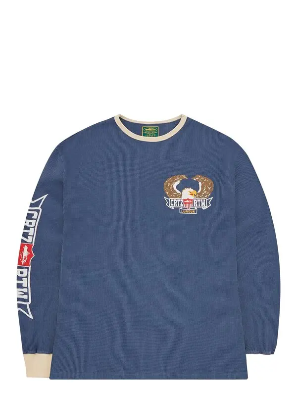 CORTEIZ Dipset Waffle Long-sleeve - Blue