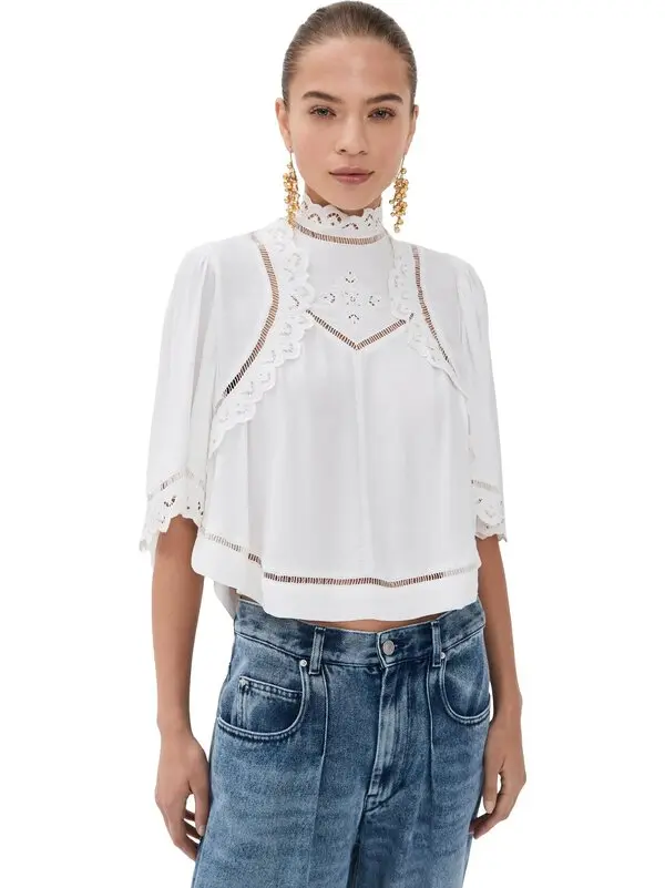 Isabel Marant Frany Blouse - White