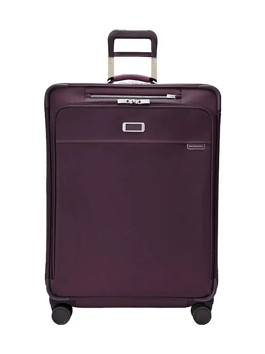 Briggs & Riley Baseline Soft Shell 4-wheel Expandable Suitcase 73.7cm - Plum