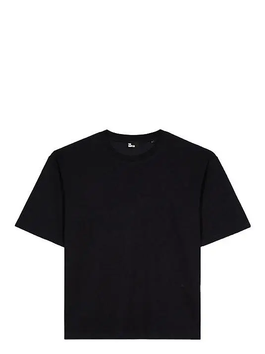 The Kooples Crewneck Regular-fit Short-sleeve Cotton T-shirt - Navy