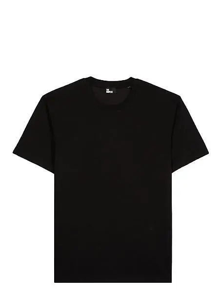 The Kooples Crewneck Regular-fit Short-sleeve Cotton T-shirt - Black