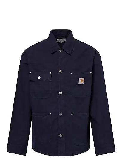 Carhartt Work In Progress Walter Chore Linen-cotton Blend Jacket - Dark Navy