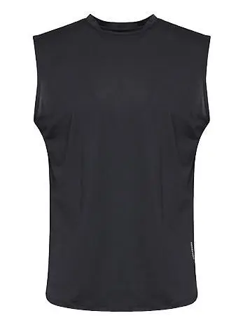 CONDITION Crew Neck Jersey Tank Top - Black