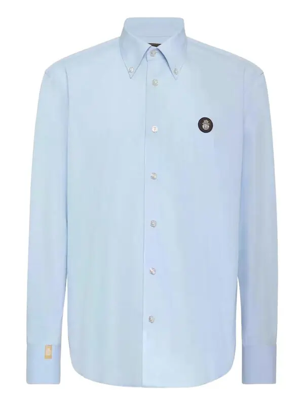 BILLIONAIRE Cotton-blend Shirt - Blue