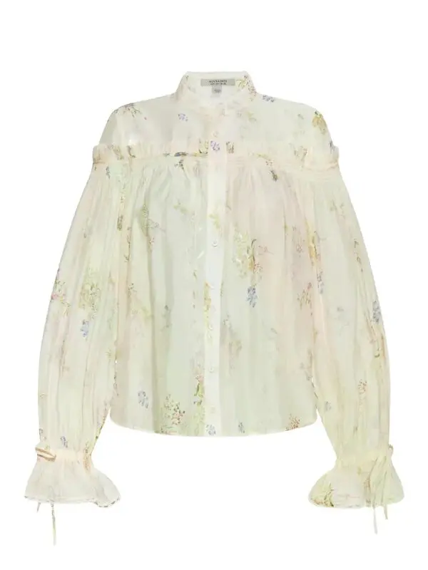 ALLSAINTS Delphine Blouse - Neutrals