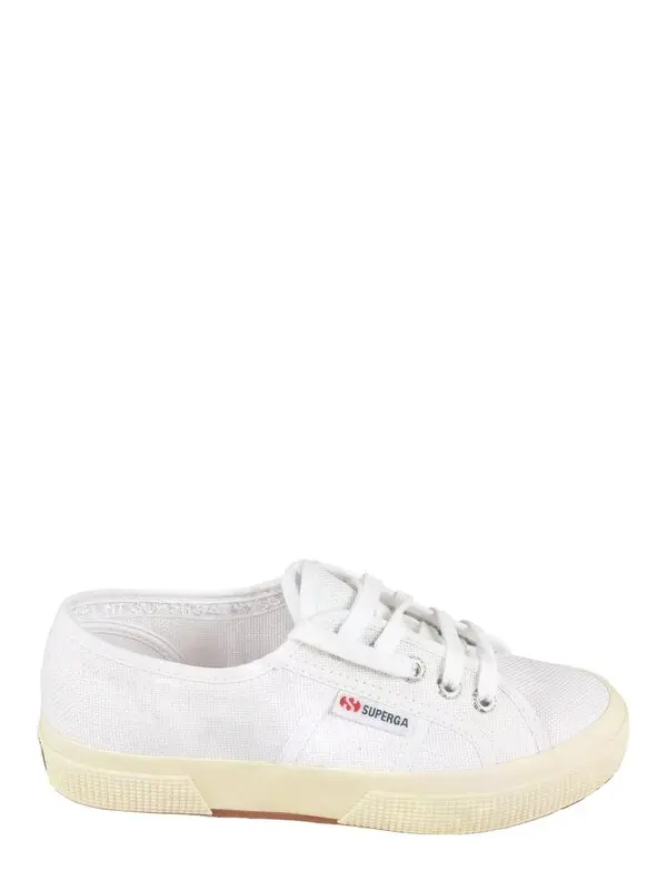 Superga Lace-up Canvas Sneakers - White