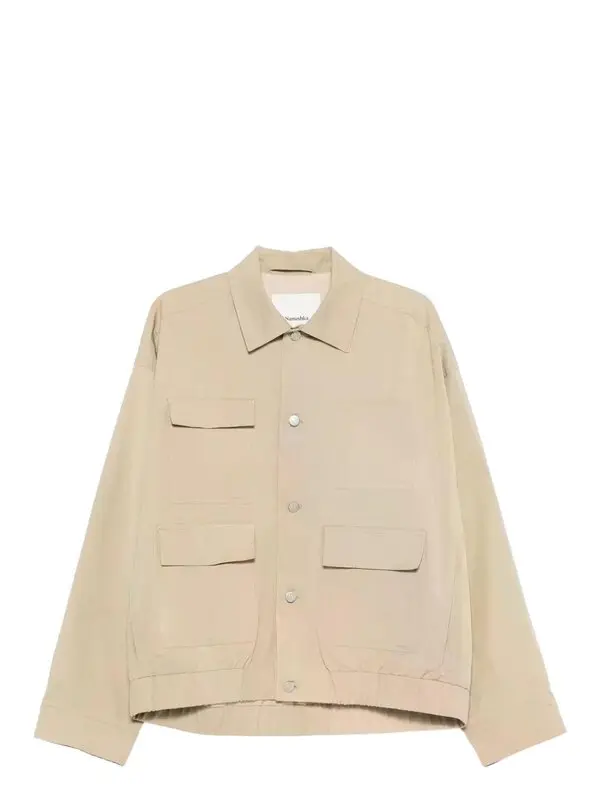 Nanushka Utility-pocket Jacket - Neutrals