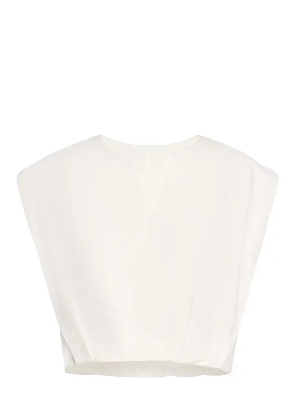 Simkhai Wrenli Pleated Top - White