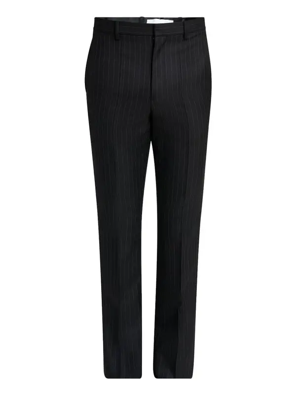 Givenchy Classic-fit Pinstripe Formal Trousers - Blkgry