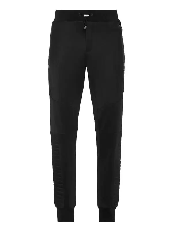Philipp Plein Tracksuit Pants Biker Cut - Midnight
