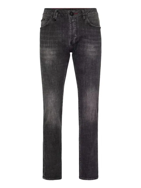 Philipp Plein Star-patch Jeans - Grey