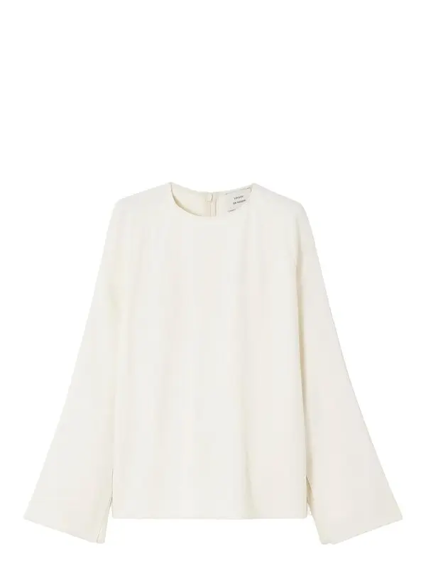 Loulou De Saison Aiza Jersey Blouse - Ivory