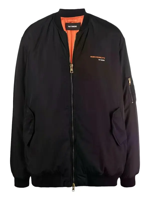 Raf Simons Synchronicity Oversized Padded Jacket - Black